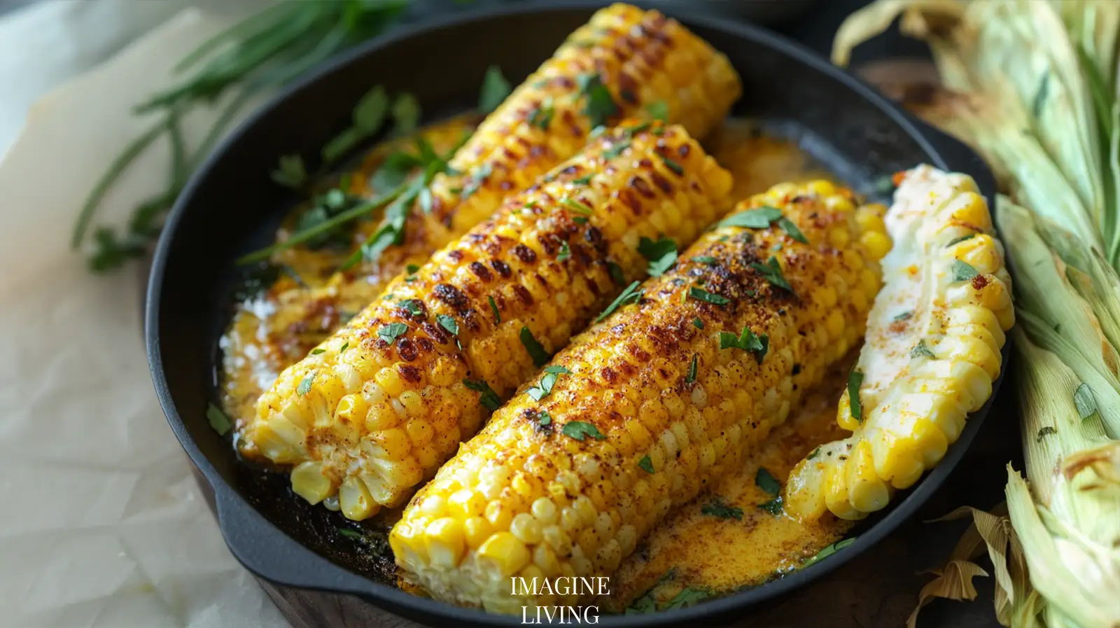 The Best Roasted Corn with Zesty Lemon Curry Butter